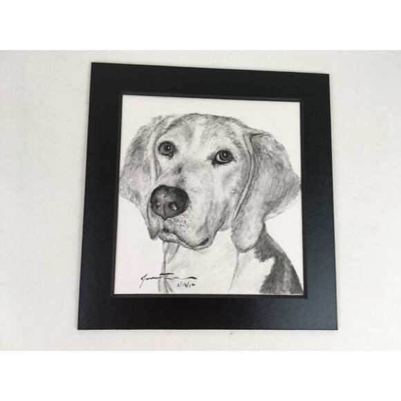 Art | Beagle Dog James Frassen Print Puppy Art Soulful Eyes Take Me ...